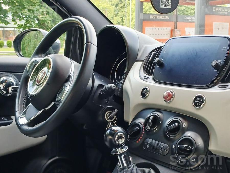 Pelēks Fiat 500 2020 Rīga, ar dzinēja tilpumu 1.20 L un nobraukumu 114 tūkst. km par 7900 €, foto 11 vietnē AUTOMOTO.COM.LV