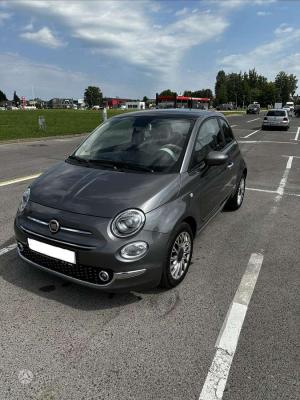 Grey Fiat 500 2021 in Kaunas, with an engine capacity of 1.24 L and mileage of 35 thousand km for 12500 €, photo 3 on AUTOMOTO.COM.LV