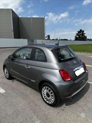 Grey Fiat 500 2021 in Kaunas, with an engine capacity of 1.24 L and mileage of 35 thousand km for 12500 €, photo 4 on AUTOMOTO.COM.LV