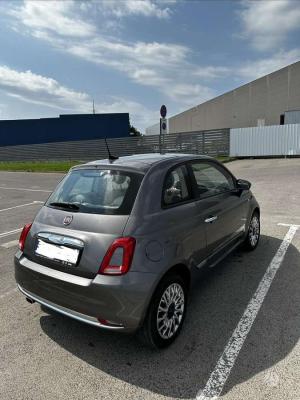 Grey Fiat 500 2021 in Kaunas, with an engine capacity of 1.24 L and mileage of 35 thousand km for 12500 €, photo 5 on AUTOMOTO.COM.LV