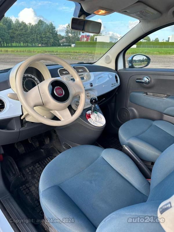 Fiat 500 2008 in Tallinn, with an engine capacity of 1.20 L and mileage of 126 thousand km for 3400 €, photo 11 on AUTOMOTO.COM.LV