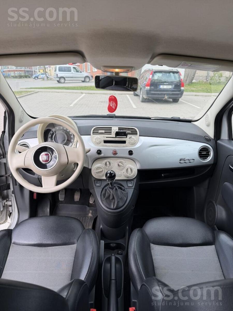 Fiat 500 2008 Rīga, ar dzinēja tilpumu 1.20 L un nobraukumu 215 tūkst. km par 2090 €, foto 5 vietnē AUTOMOTO.COM.LV