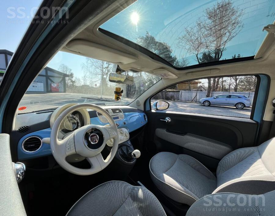 Фиат 500 2011 в Рига, объемом двигателя 0.90 л и пробегом 136 тыс. км за 3900 €, фото 6 на AUTOMOTO.COM.LV