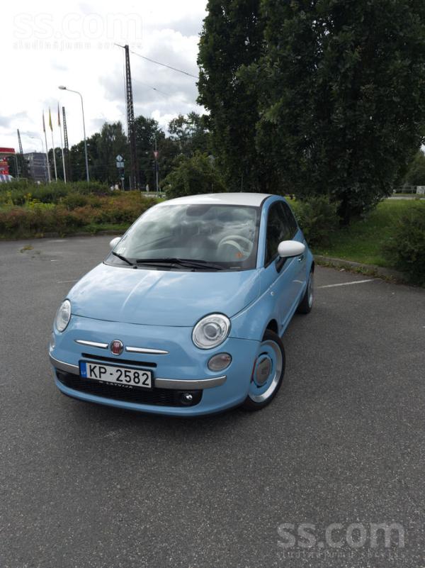 Fiat 500 2014 in Riga, with an engine capacity of 1.40 L and mileage of 51 thousand km for 8500 €, photo 1 on AUTOMOTO.COM.LV