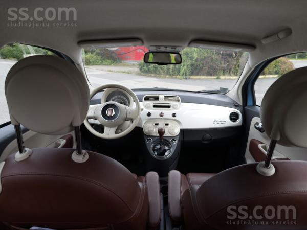 Fiat 500 2014 in Riga, with an engine capacity of 1.40 L and mileage of 51 thousand km for 8500 €, photo 7 on AUTOMOTO.COM.LV