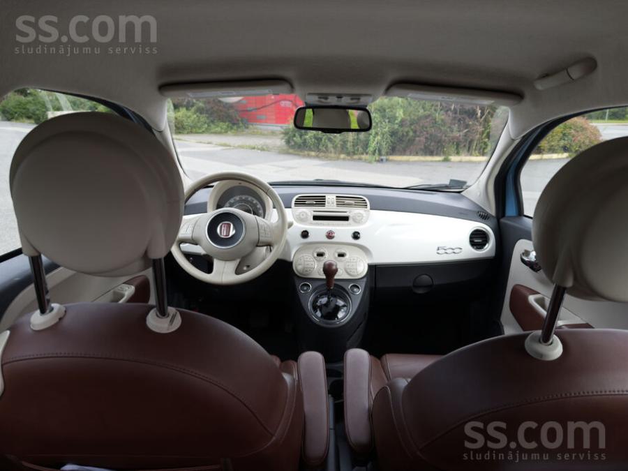 Fiat 500 2014 Rīga, ar dzinēja tilpumu 1.40 L un nobraukumu 51 tūkst. km par 8500 €, foto 8 vietnē AUTOMOTO.COM.LV