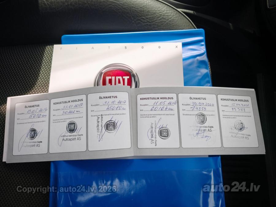 Fiat 500 2015 in Tallinn, with an engine capacity of 1.40 L and mileage of 135 thousand km for 8490 €, photo 17 on AUTOMOTO.COM.LV