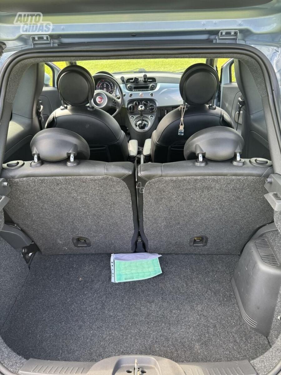Fiat 500 2015 in Klaipeda, with an engine capacity of 1.40 L and mileage of 83 thousand km for 6000 €, photo 12 on AUTOMOTO.COM.LV
