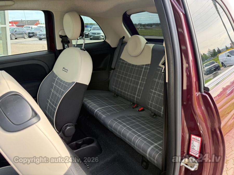 Фиат 500 2019 в Тарту, объемом двигателя 1.20 л и пробегом 66 тыс. км за 9500 €, фото 9 на AUTOMOTO.COM.LV