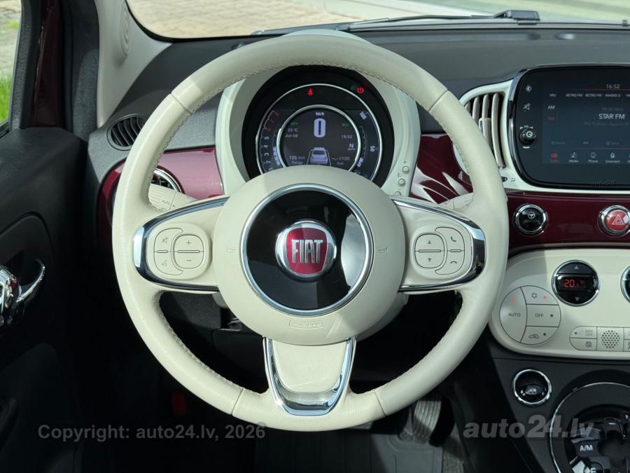 Фиат 500 2019 в Тарту, объемом двигателя 1.20 л и пробегом 66 тыс. км за 9500 €, фото 13 на AUTOMOTO.COM.LV