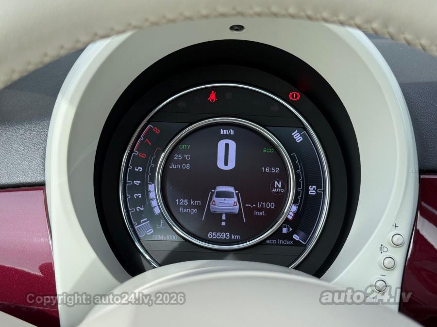 Фиат 500 2019 в Тарту, объемом двигателя 1.20 л и пробегом 66 тыс. км за 9500 €, фото 14 на AUTOMOTO.COM.LV