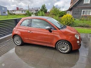 Oranžs Fiat 500 2008 Viļņa, ar dzinēja tilpumu 1.24 L un nobraukumu 157 tūkst. km par 3490 €, foto 4 vietnē AUTOMOTO.COM.LV