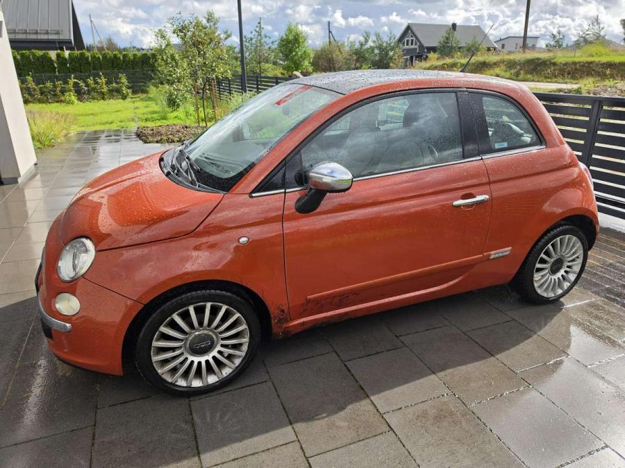 Oranžs Fiat 500 2008 Viļņa, ar dzinēja tilpumu 1.24 L un nobraukumu 157 tūkst. km par 3490 €, foto 9 vietnē AUTOMOTO.COM.LV