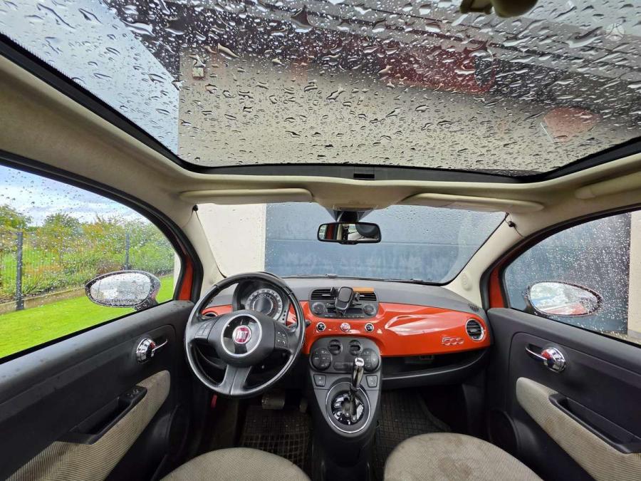 Oranžs Fiat 500 2008 Viļņa, ar dzinēja tilpumu 1.24 L un nobraukumu 157 tūkst. km par 3490 €, foto 13 vietnē AUTOMOTO.COM.LV