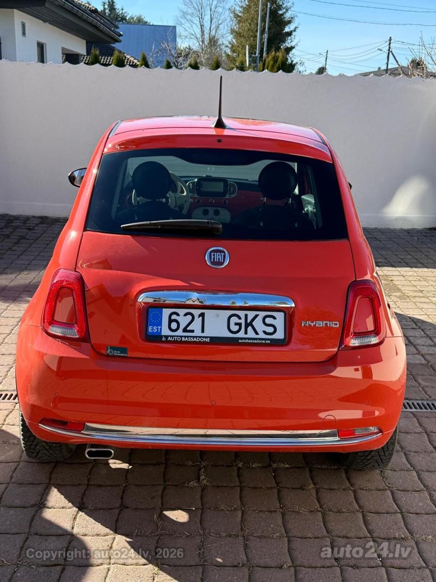 Oranžs Fiat 500 2023 Tallina, ar dzinēja tilpumu 1.00 L un nobraukumu 4 tūkst. km par 11000 €, foto 3 vietnē AUTOMOTO.COM.LV