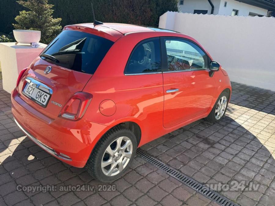 Oranžs Fiat 500 2023 Tallina, ar dzinēja tilpumu 1.00 L un nobraukumu 4 tūkst. km par 11000 €, foto 14 vietnē AUTOMOTO.COM.LV