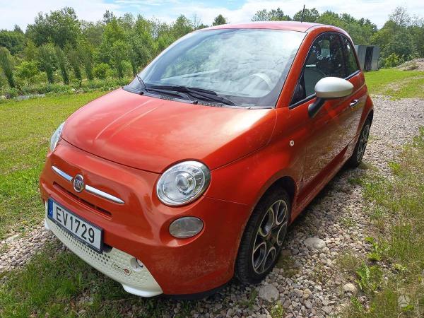Oranžs Fiat 500 2017 Viļņa, ar dzinēja tilpumu 0.00 L un nobraukumu 96 tūkst. km par 5900 €, foto 1 vietnē AUTOMOTO.COM.LV