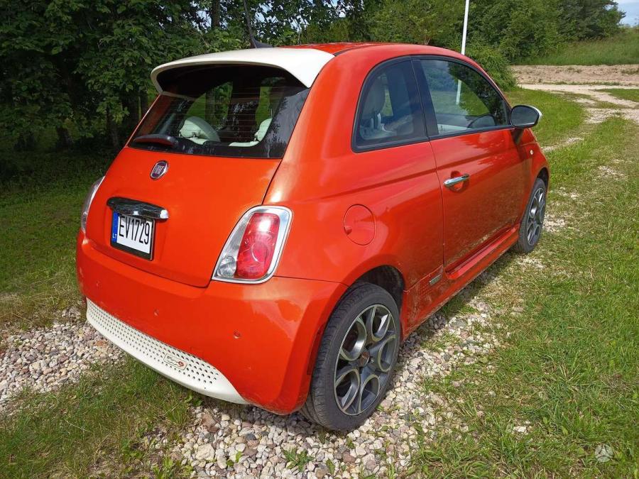 Oranžs Fiat 500 2017 Viļņa, ar dzinēja tilpumu 0.00 L un nobraukumu 96 tūkst. km par 5900 €, foto 6 vietnē AUTOMOTO.COM.LV