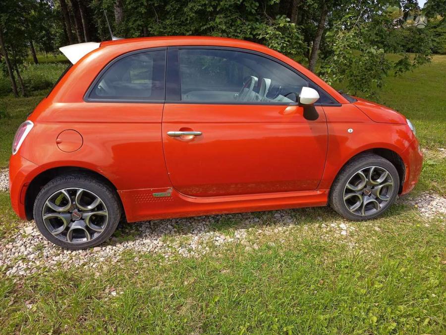 Oranžs Fiat 500 2017 Viļņa, ar dzinēja tilpumu 0.00 L un nobraukumu 96 tūkst. km par 5900 €, foto 8 vietnē AUTOMOTO.COM.LV