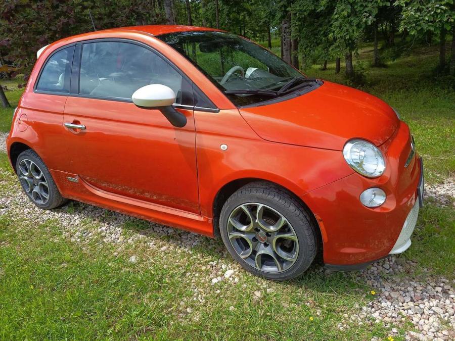 Oranžs Fiat 500 2017 Viļņa, ar dzinēja tilpumu 0.00 L un nobraukumu 96 tūkst. km par 5900 €, foto 9 vietnē AUTOMOTO.COM.LV