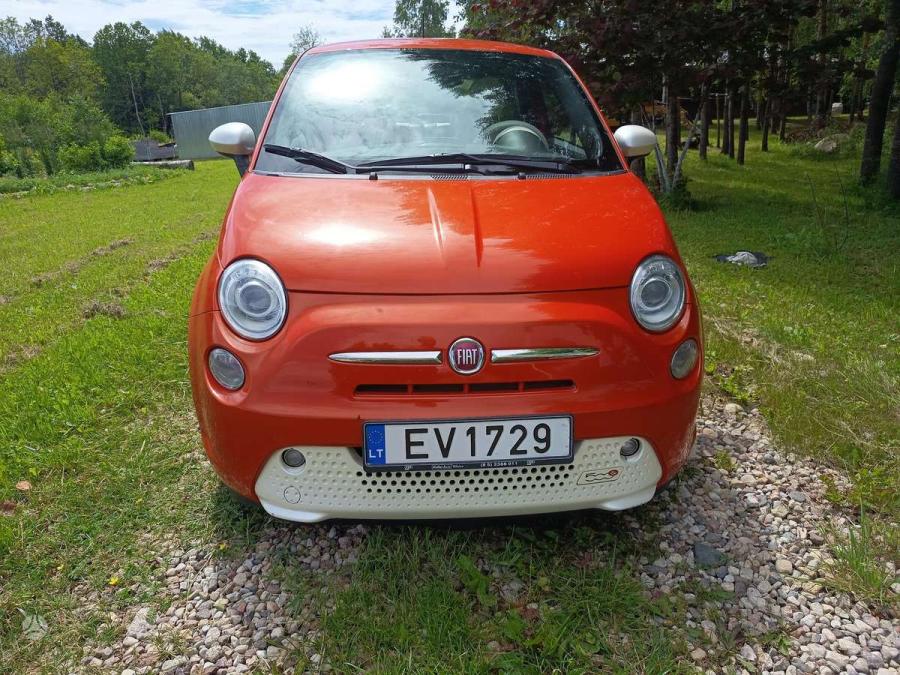 Oranžs Fiat 500 2017 Viļņa, ar dzinēja tilpumu 0.00 L un nobraukumu 96 tūkst. km par 5900 €, foto 10 vietnē AUTOMOTO.COM.LV