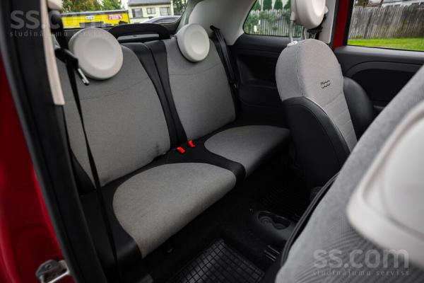 Sarkans Fiat 500 2009 Jelgava, ar dzinēja tilpumu 1.40 L un nobraukumu 134 tūkst. km par 5200 €, foto 8 vietnē AUTOMOTO.COM.LV