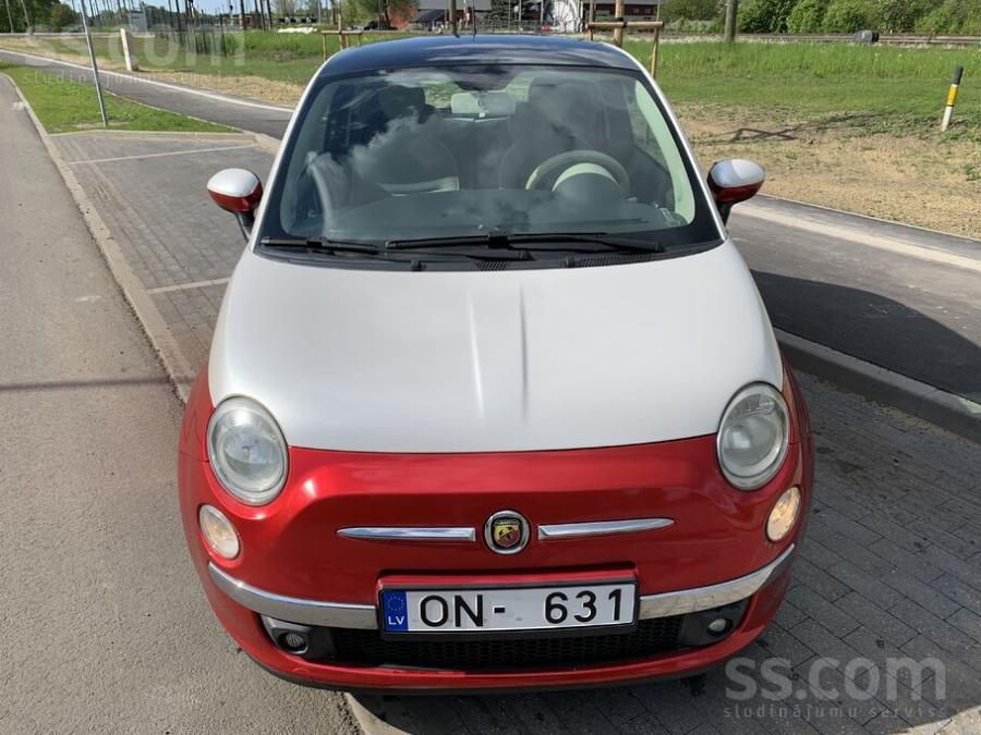 Red Fiat 500 2008 in Riga, with an engine capacity of 1.20 L and mileage of 116 thousand km for 3900 €, photo 3 on AUTOMOTO.COM.LV