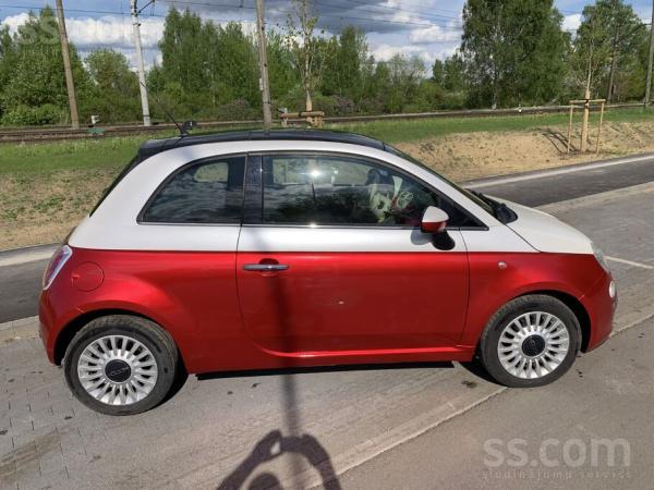 Sarkans Fiat 500 2008 Rīga, ar dzinēja tilpumu 1.20 L un nobraukumu 116 tūkst. km par 3900 €, foto 3 vietnē AUTOMOTO.COM.LV