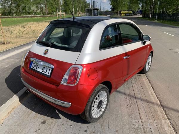 Sarkans Fiat 500 2008 Rīga, ar dzinēja tilpumu 1.20 L un nobraukumu 116 tūkst. km par 3900 €, foto 4 vietnē AUTOMOTO.COM.LV