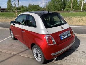 Red Fiat 500 2008 in Riga, with an engine capacity of 1.20 L and mileage of 116 thousand km for 3900 €, photo 9 on AUTOMOTO.COM.LV