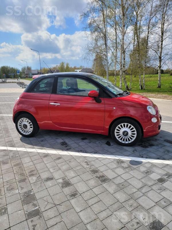 Sarkans Fiat 500 2009 Rīga, ar dzinēja tilpumu 1.30 L un nobraukumu 165 tūkst. km par 3600 €, foto 3 vietnē AUTOMOTO.COM.LV