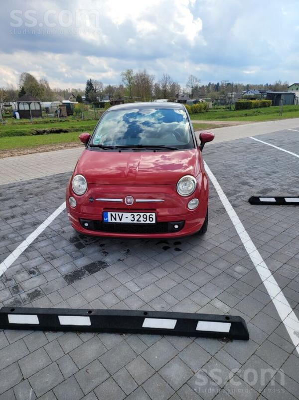 Красный Фиат 500 2009 в Рига, объемом двигателя 1.30 л и пробегом 165 тыс. км за 3350 €, фото 7 на AUTOMOTO.COM.LV