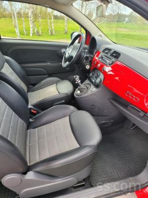 Sarkans Fiat 500 2009 Rīga, ar dzinēja tilpumu 1.30 L un nobraukumu 165 tūkst. km par 3350 €, foto 11 vietnē AUTOMOTO.COM.LV