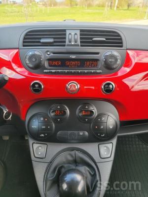 Sarkans Fiat 500 2009 Rīga, ar dzinēja tilpumu 1.30 L un nobraukumu 165 tūkst. km par 3350 €, foto 12 vietnē AUTOMOTO.COM.LV