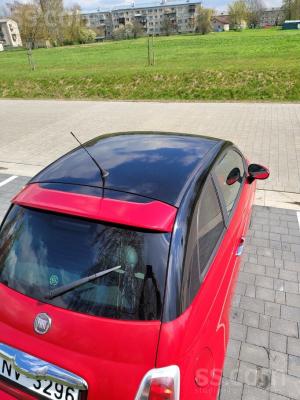 Sarkans Fiat 500 2009 Rīga, ar dzinēja tilpumu 1.30 L un nobraukumu 165 tūkst. km par 3350 €, foto 13 vietnē AUTOMOTO.COM.LV