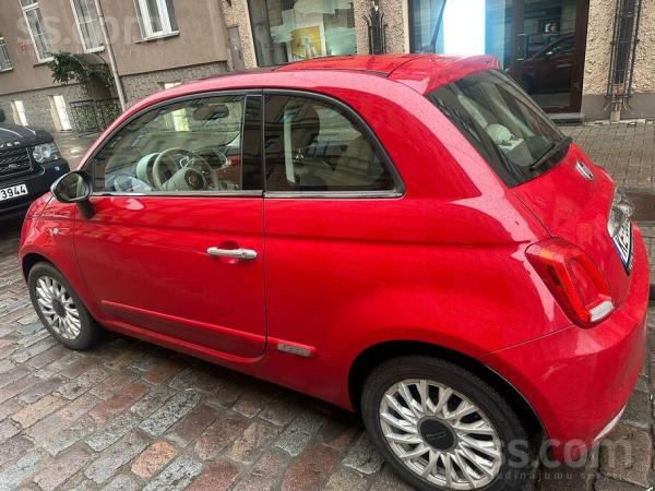 Sarkans Fiat 500 2016 Rīga, ar dzinēja tilpumu 1.20 L un nobraukumu 73 tūkst. km par 6500 €, foto 3 vietnē AUTOMOTO.COM.LV