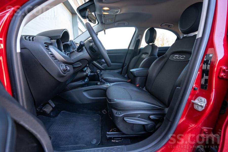 Red Fiat 500 2015 in Riga, with an engine capacity of 1.40 L and mileage of 0 thousand km for 8350 €, photo 17 on AUTOMOTO.COM.LV