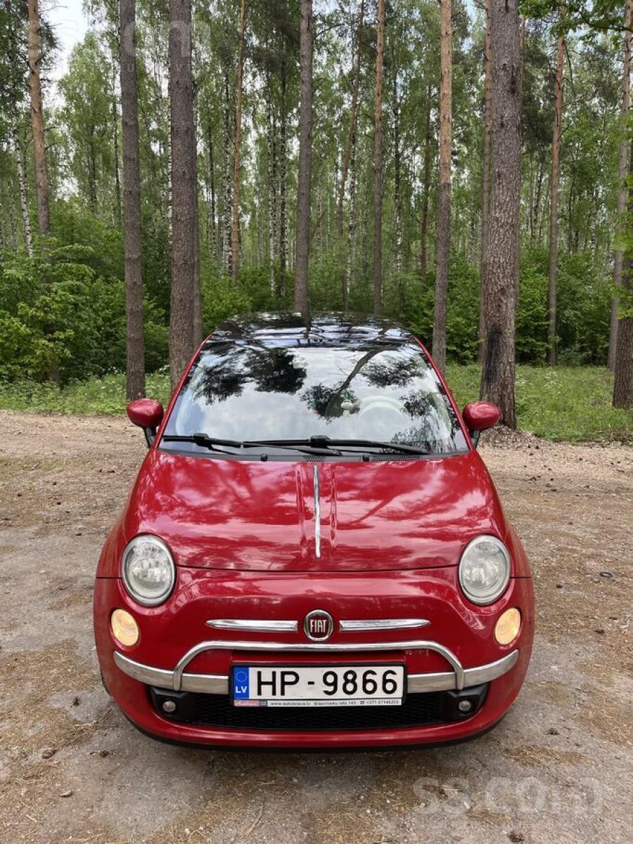 Red Fiat 500 2008 in Riga, with an engine capacity of 1.20 L and mileage of 283 thousand km for 3700 €, photo 3 on AUTOMOTO.COM.LV