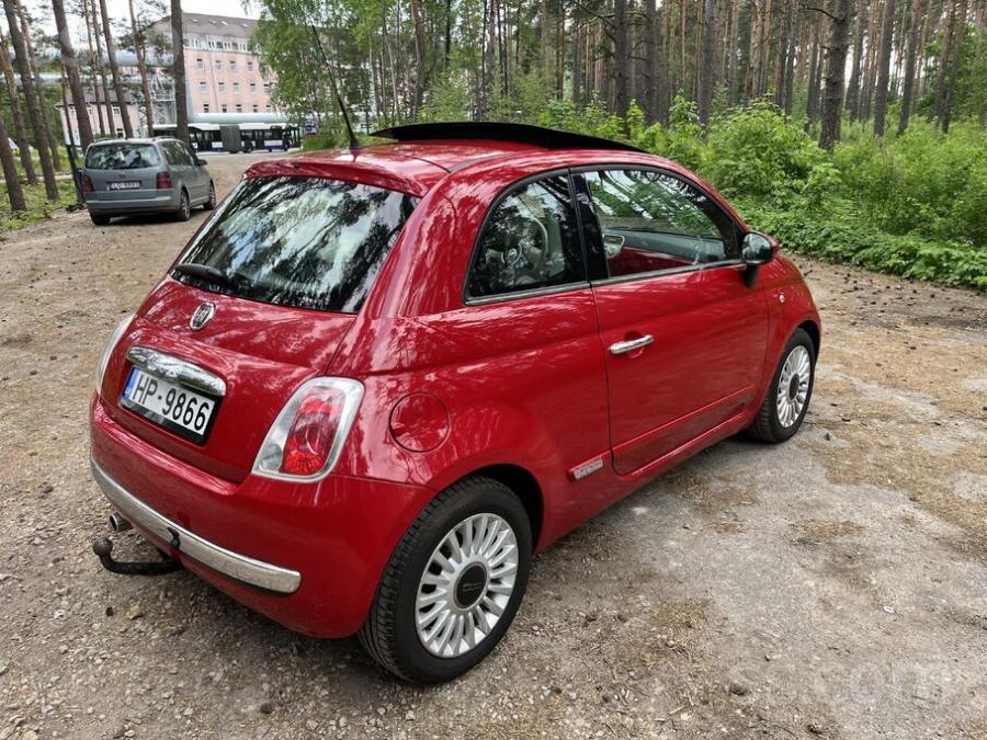 Red Fiat 500 2008 in Riga, with an engine capacity of 1.20 L and mileage of 283 thousand km for 3700 €, photo 5 on AUTOMOTO.COM.LV