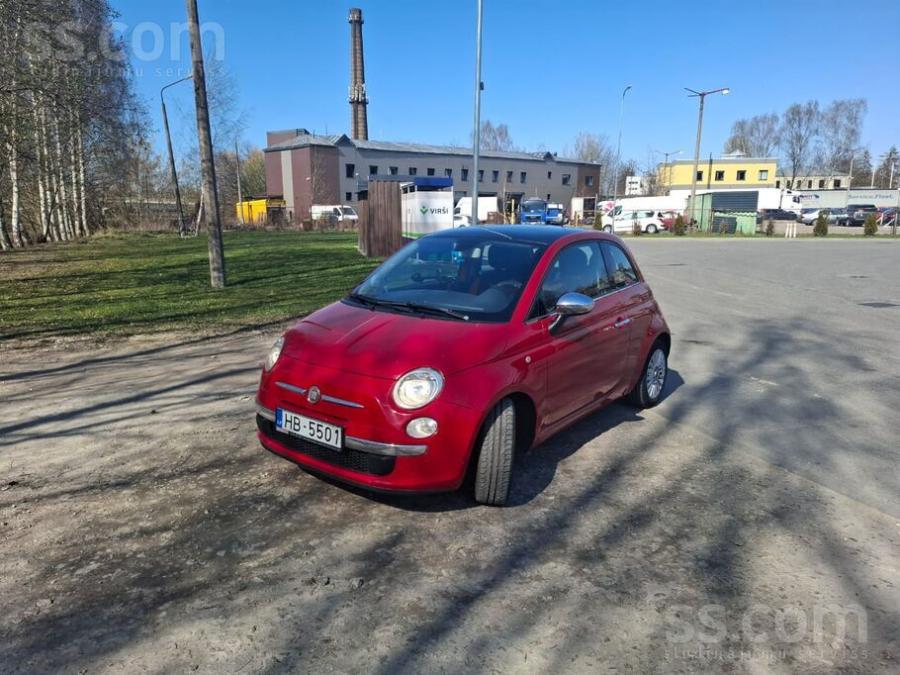 Sarkans Fiat 500 2008 Rīga, ar dzinēja tilpumu 1.20 L un nobraukumu 0 tūkst. km par 2800 €, foto 1 vietnē AUTOMOTO.COM.LV