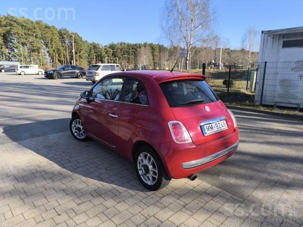Sarkans Fiat 500 2008 Rīga, ar dzinēja tilpumu 1.40 L un nobraukumu 214 tūkst. km par 2950 €, foto 3 vietnē AUTOMOTO.COM.LV