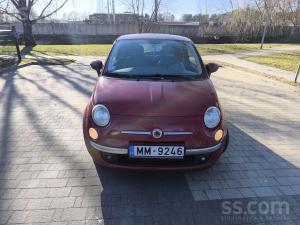 Красный Фиат 500 2008 в Рига, объемом двигателя 1.40 л и пробегом 214 тыс. км за 2950 €, фото 9 на AUTOMOTO.COM.LV