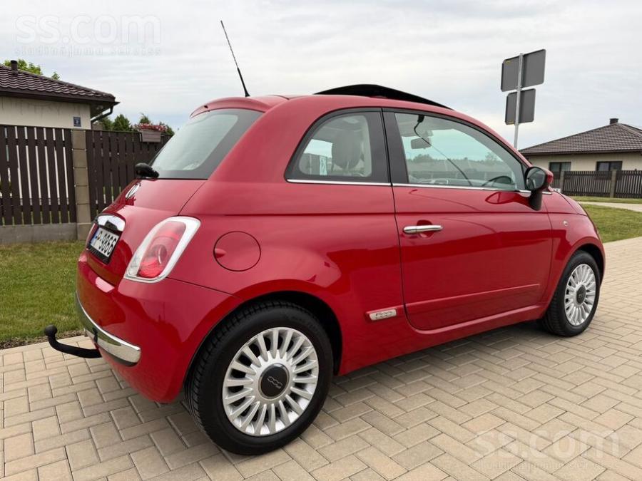 Red Fiat 500 2008 in Riga, with an engine capacity of 1.20 L and mileage of 279 thousand km for 4950 €, photo 9 on AUTOMOTO.COM.LV