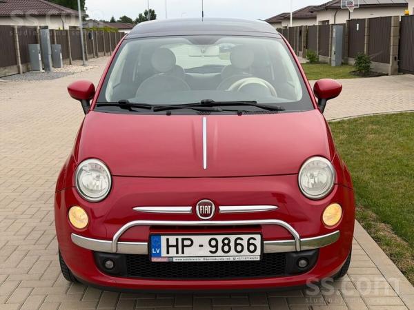 Sarkans Fiat 500 2008 Rīga, ar dzinēja tilpumu 1.20 L un nobraukumu 279 tūkst. km par 4950 €, foto 9 vietnē AUTOMOTO.COM.LV