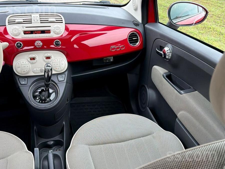Red Fiat 500 2008 in Riga, with an engine capacity of 1.20 L and mileage of 279 thousand km for 4950 €, photo 16 on AUTOMOTO.COM.LV