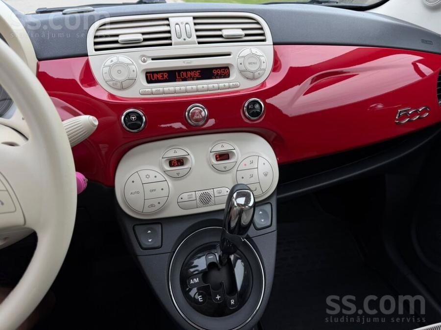 Red Fiat 500 2008 in Riga, with an engine capacity of 1.20 L and mileage of 279 thousand km for 4950 €, photo 20 on AUTOMOTO.COM.LV