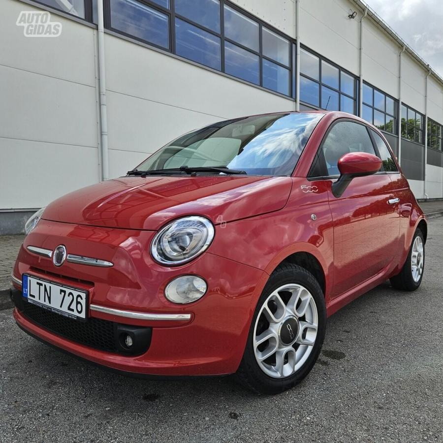 Sarkans Fiat 500 2008 Kauņa, ar dzinēja tilpumu 1.20 L un nobraukumu 172 tūkst. km par 2700 €, foto 1 vietnē AUTOMOTO.COM.LV