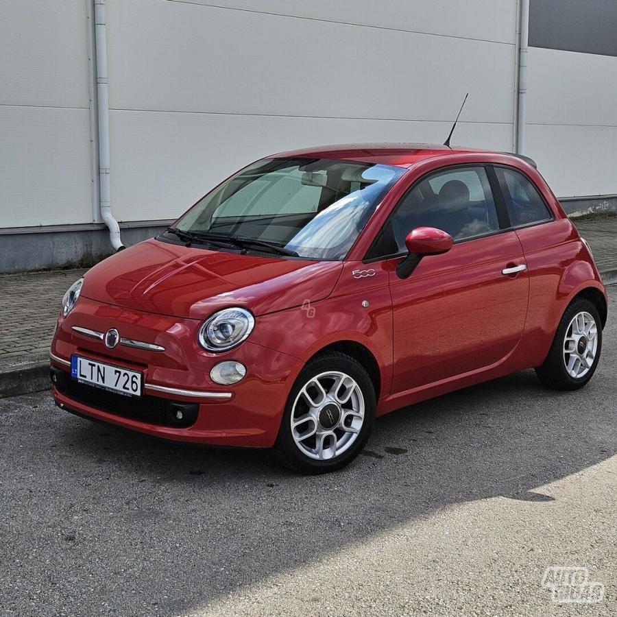 Sarkans Fiat 500 2008 Kauņa, ar dzinēja tilpumu 1.20 L un nobraukumu 172 tūkst. km par 2700 €, foto 4 vietnē AUTOMOTO.COM.LV