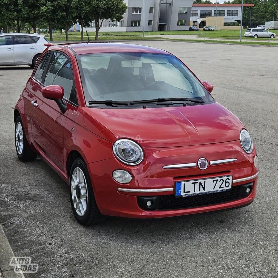 Sarkans Fiat 500 2008 Kauņa, ar dzinēja tilpumu 1.20 L un nobraukumu 172 tūkst. km par 2700 €, foto 8 vietnē AUTOMOTO.COM.LV