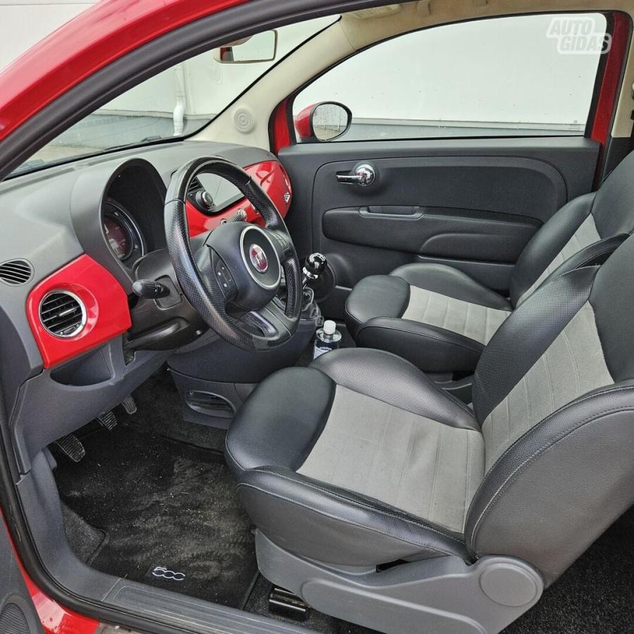 Sarkans Fiat 500 2008 Kauņa, ar dzinēja tilpumu 1.20 L un nobraukumu 172 tūkst. km par 2700 €, foto 11 vietnē AUTOMOTO.COM.LV